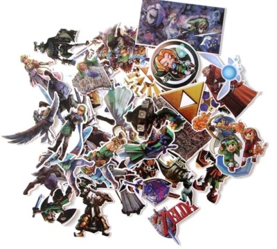 Legend of Zelda Themed Set of 44 Assorted Stickers Decal Set | eBay