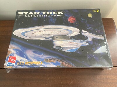Star Trek: Generations, USS Enterprise B Model Kit, AMT ERTL #8762, NEW ...