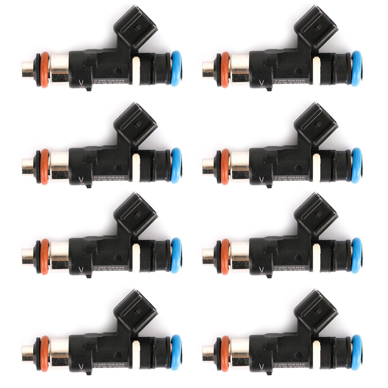 8PCS 32lb Fuel Injectors Fit GM LS2 6.0L Pontiac GTO C6 Corvette CTS-V ...
