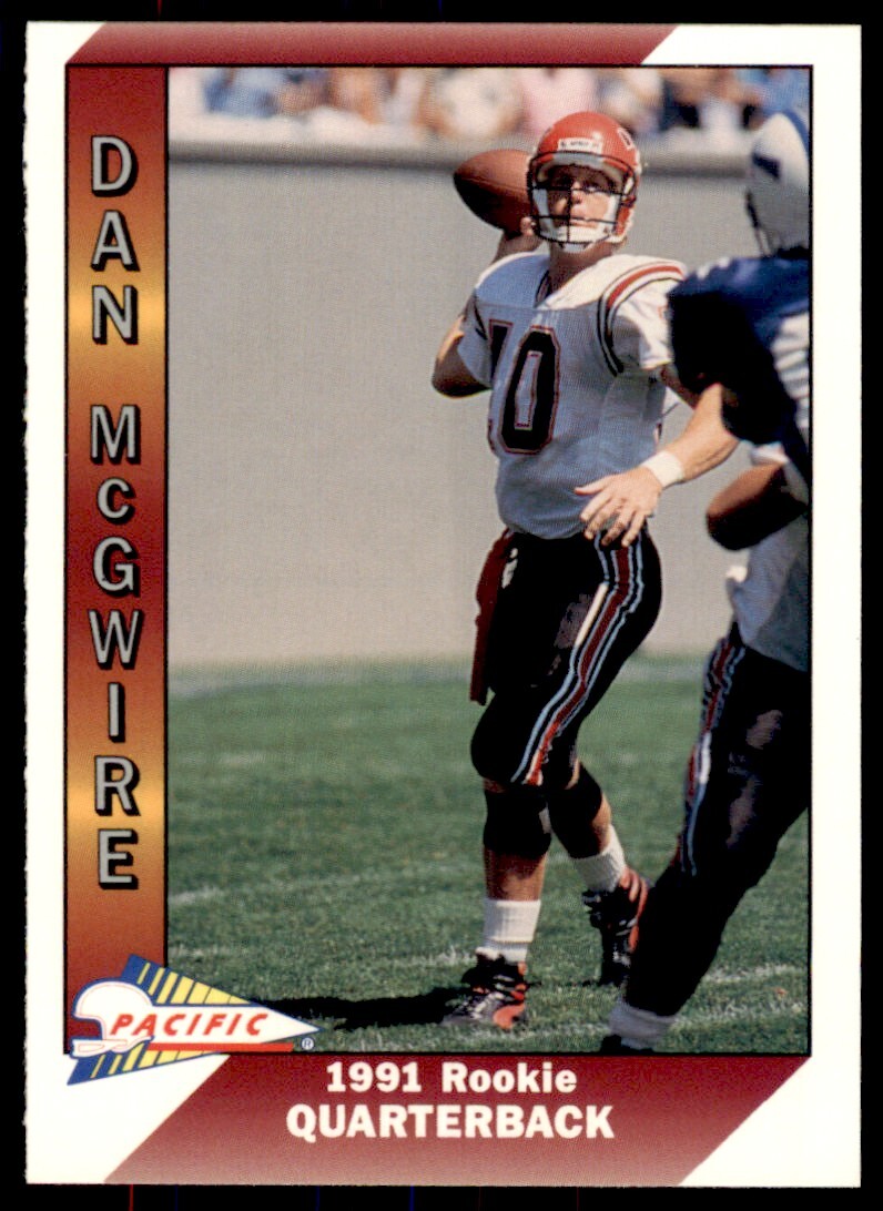 1991 Pacific Dan McGwire Rookie . Seattle Seahawks #544 | eBay