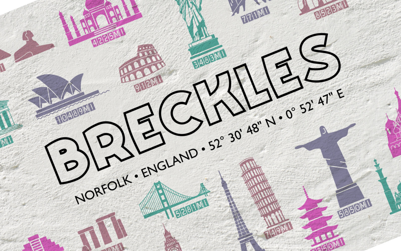 A3 PRINT - Breckles, Norfolk, England - World Landmarks | eBay UK