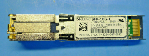 Genuine Dell 10Gb RJ-45 Short Range Transceiver SP7051-D SFP-10G-T-NC ...