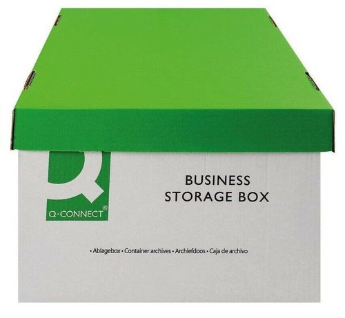 Q Connect 10 Archive Storage Boxes Business Documents | 24 Hour Weekday ...