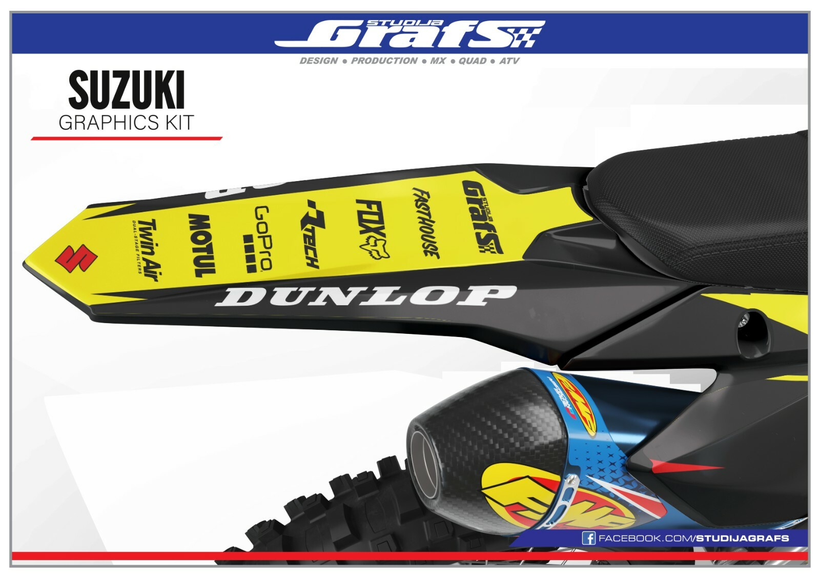 1996 1997 1998 RM 250 Graphics Kit For SUZUKI 250RM RM250 Decals ...