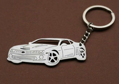 Keychain Chevrolet Camaro Key ring high quality stainless steel 1,5mm ...