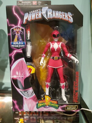 Bandai Mighty Morphin Power Rangers Legacy Pink Ranger Build A Megazord ...