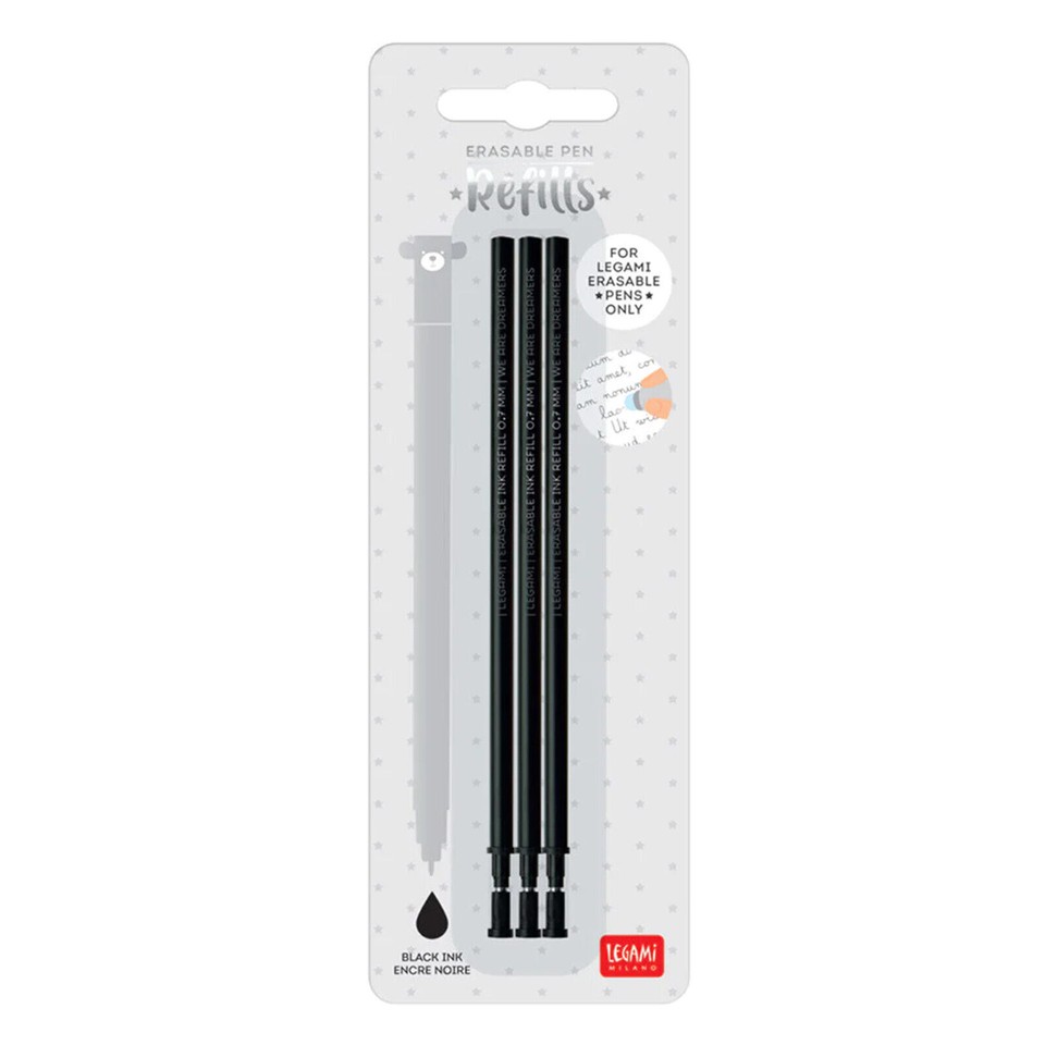 Legami Pen Set Erasable Safari Theme Animal Gel Pens School Stationery ...