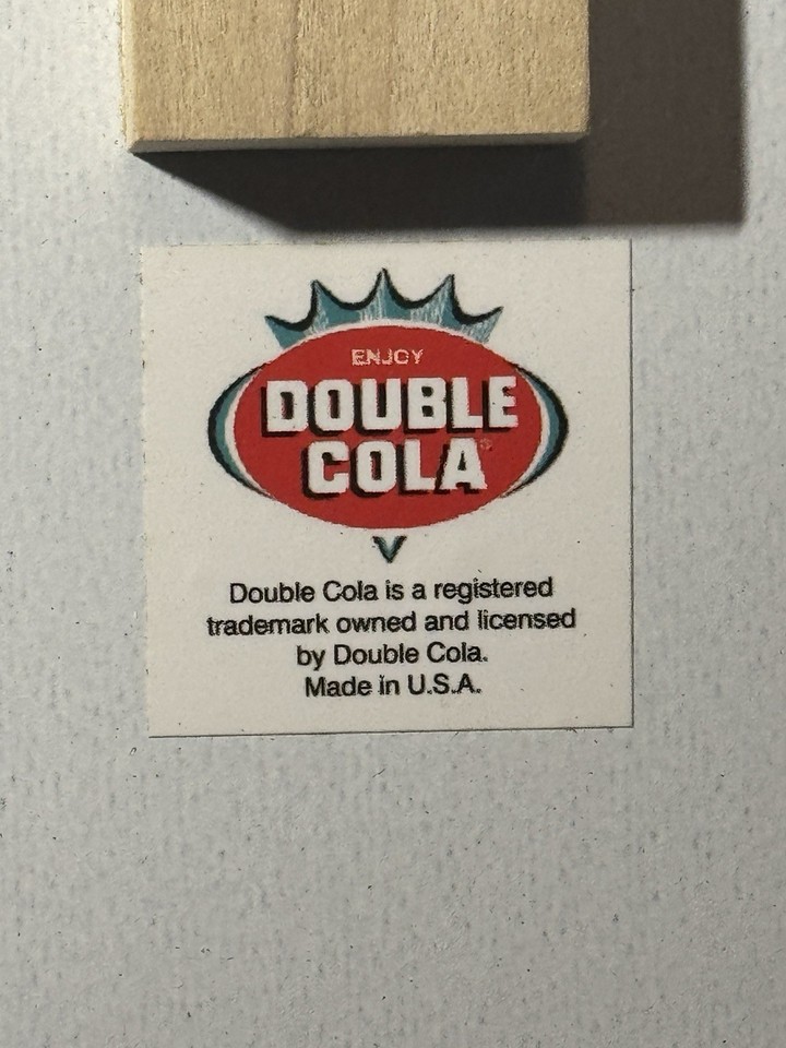 Vtg Double Cola Metal Thermometer - You'll like it better - measures 7 ...