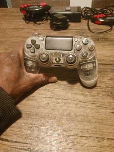 Sony Playstation PS4 Dualshock 4 Wireless Controller Crystal White CUH ...