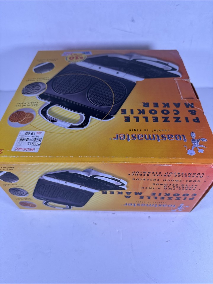 Toastmaster International Pizzelle & Cookie Maker #208 New Vintage | eBay