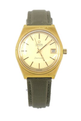 Omega Seamaster Gold Plated Watch 166.0203 | eBay Australia