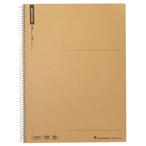 MARUMAN Ring notebook, A4, 80 sheets, N225ES Bulk Purchase Set of 5 ...