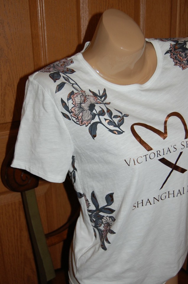 Victoria's Secret supermodel fashion show tee 2017 M NEW Shanghai | eBay