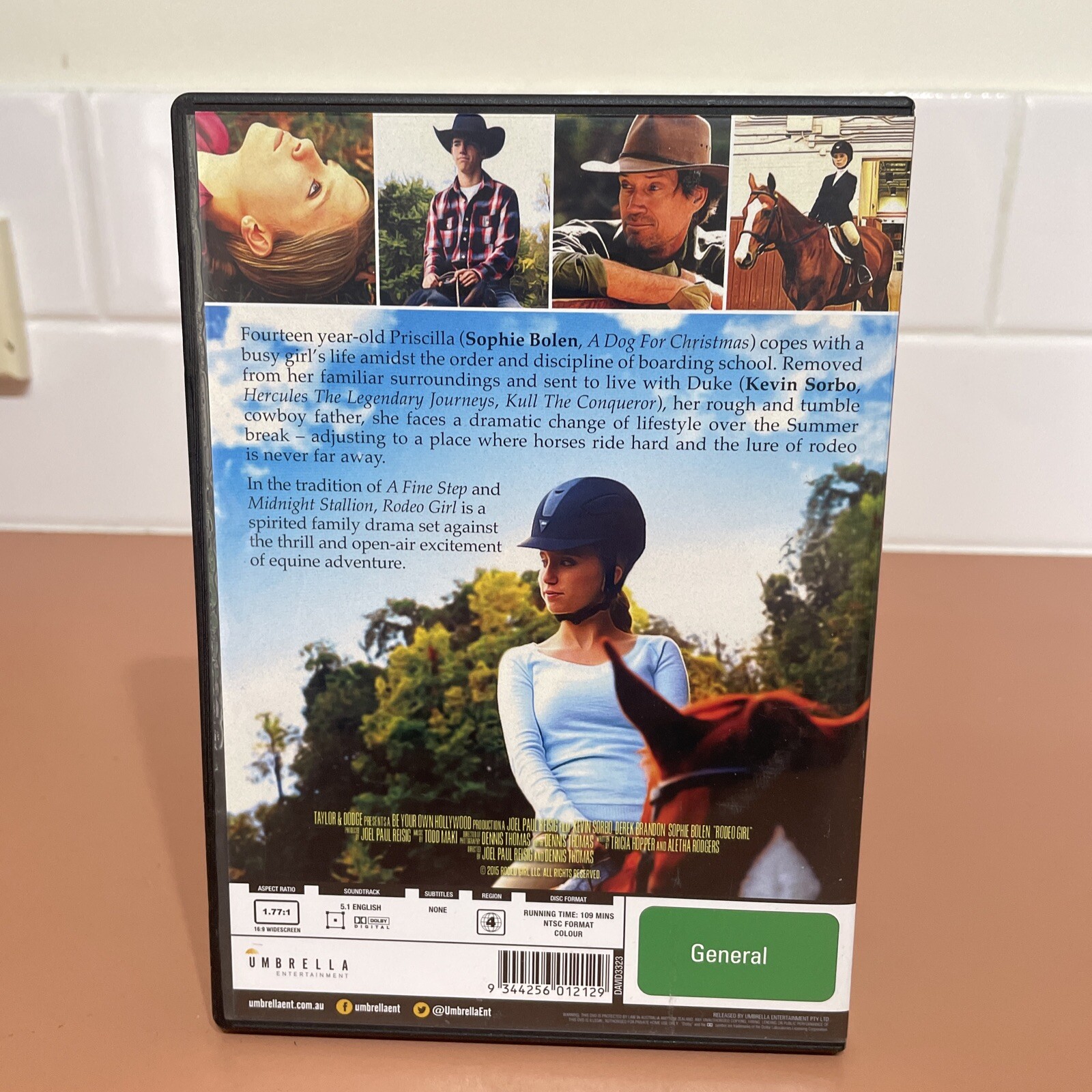 Rodeo Girl (DVD, 2015) - Region 4 - Sophie Bolen Kevin Sorbo - Free ...