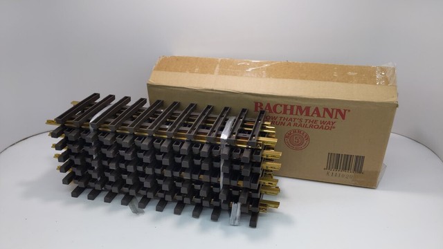 Bachmann G Scale Brass 1' Straight Track 2pk 94651 for sale online | eBay