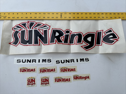 Sun Ringle Rim BMX Stickers Decals Mid School Racing Freestyle Bike Bicycle | eBay