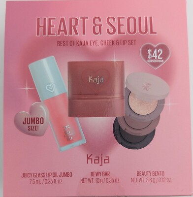 Kaja Heart & Seoul Set: Best Of Kaja Eye, Cheek & Lip Set | eBay