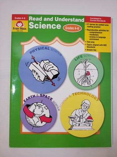 Read and Understand: Science Grades 4-6 by Evan Moor Textbook Workbook ...