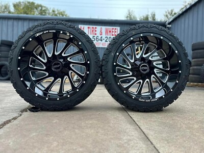 22x12 Legion Offroad Wheels Tires 8x165 | GMC Chevy Ram 2500 | Aluminum ...
