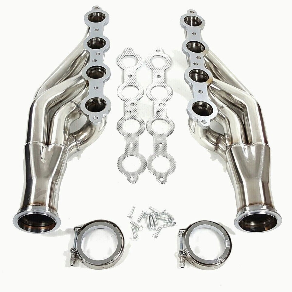 Up and Forward Shorty Headers LS1 LS2 LSX GM V8 FOR Chevrolet Chevy 5.3 ...