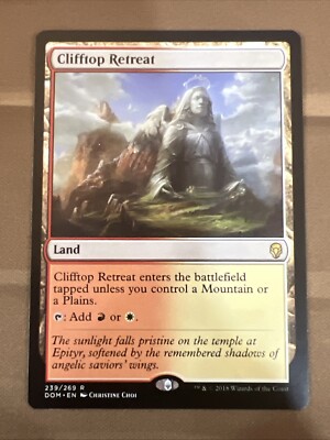 Clifftop Retreat Dominaria Regular | eBay