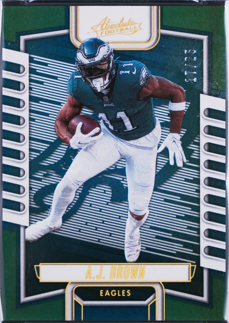 2023 Panini Absolute - A.J. Brown #91 Green Spectrum /25 for sale ...