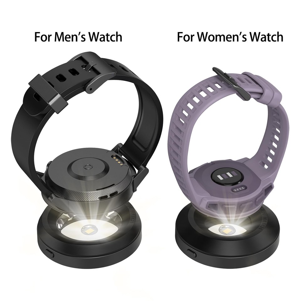 Solar Watch Fast Charger-Watch Solar Charger Metal Base, 9 Hours Timing ...