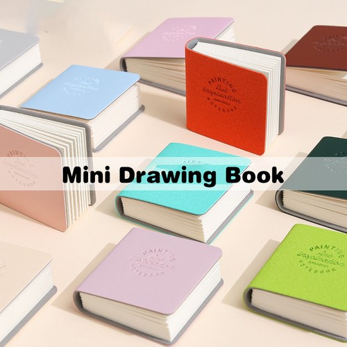 3Pcs Mini Painting Book Portable Watercolor Sketchbook Cute Pocket ...