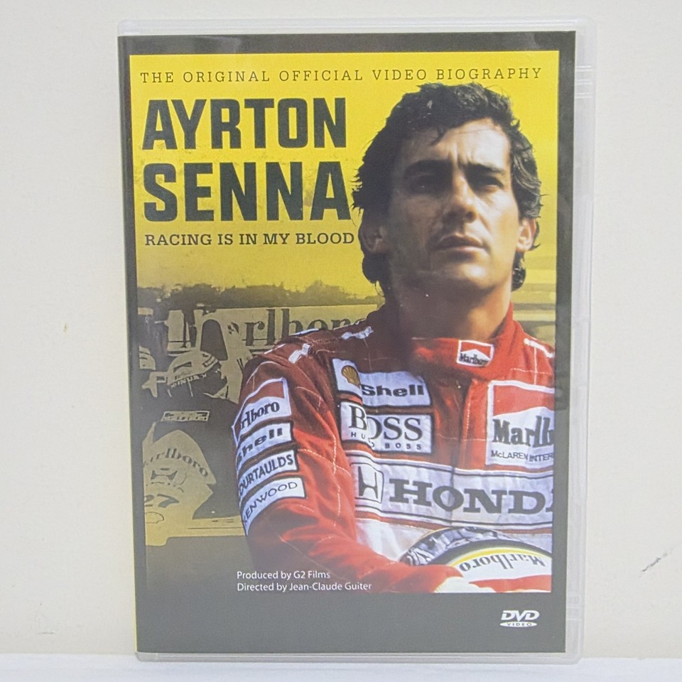 Ayrton Senna Racing is in my blood rare DVD biography + Senna movie DVD ...