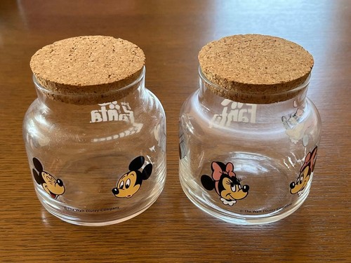 Disney Fanta Collab Cork Pot Set Mickey & Minnie Retro Mickey Storage ...