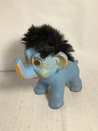 VINTAGE 1960s LOVABLE UGLIES RUBBER ELEPHANT TROLL TOY MADE IN JAPAN | eBay