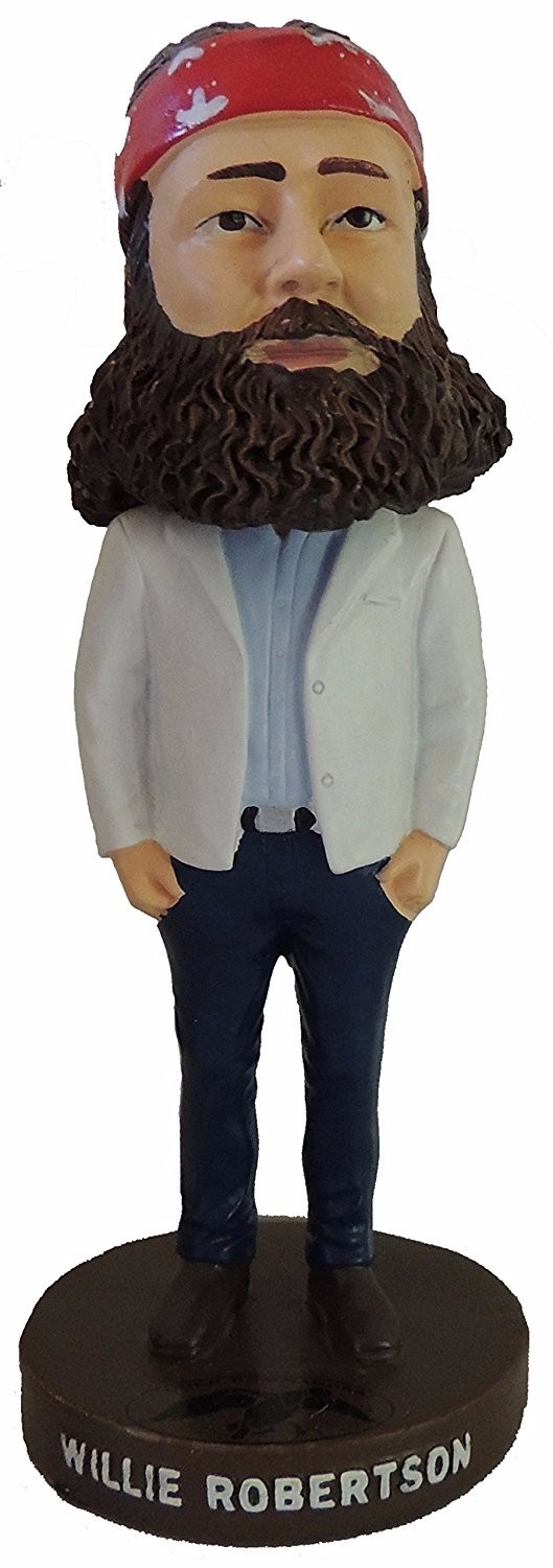 NEW! WILLIE ROBERTSON Duck Dynasty Duck Commander Bobble head As Seen ...