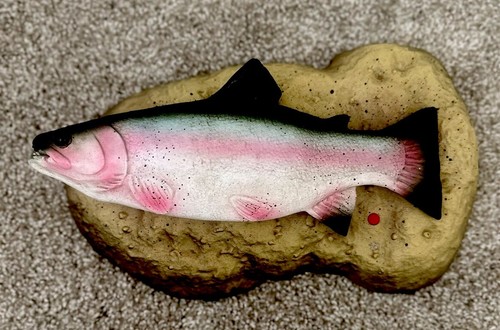 Vintage ~ Travis The Singing Trout Fish On Wall Plaque Novelty Humor ...