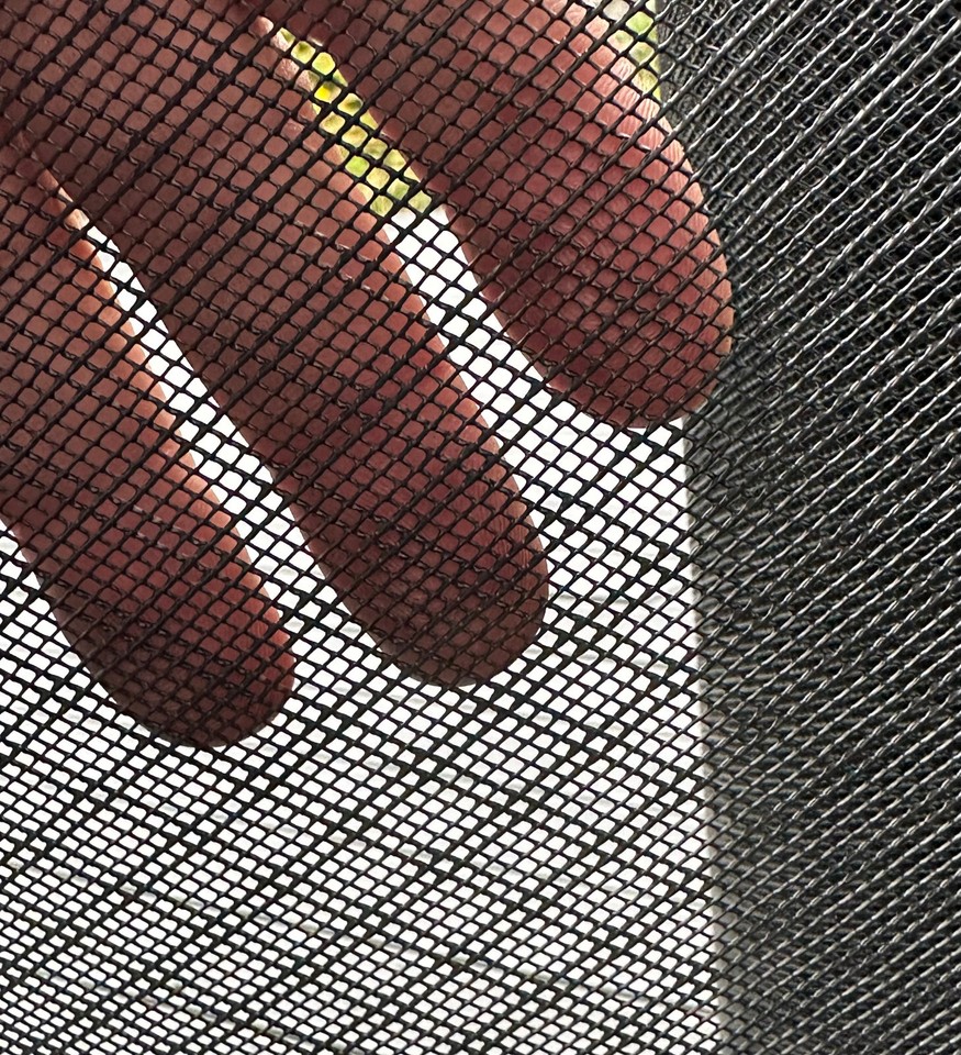 1.2m Wide Black INSECT NETTING eaves Windows, Soffit Vent mesh sold by ...