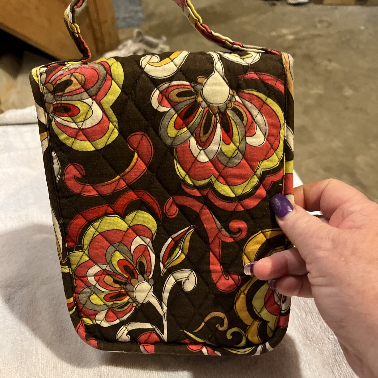 Vera Bradley LUNCH box insulated bag tote sack case box cooler 4 school ...