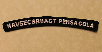 NAVSECGRUACT Pensacola Sleeve Naval Security Group Activity Navy Patch ...