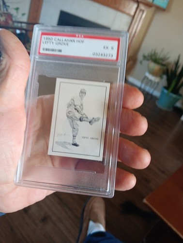 HOFER LEFTY GROVE Callahan HOF Baseball Card. PSA 5! | eBay