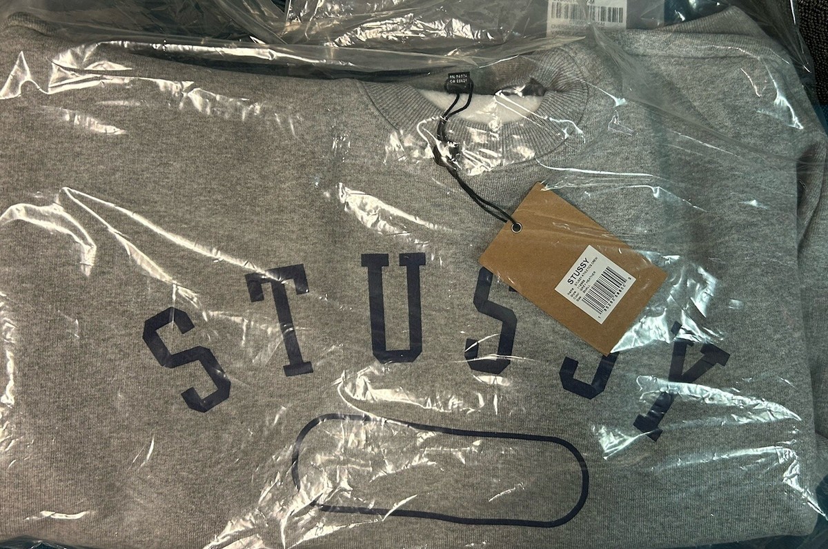 STÜSSY ATHLETICS CREW In GREY HEATHER Size S New | eBay STÜSSY ATHLETICS CREW In GREY HEATHER Size S New | eBay
