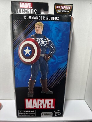 Marvel Legends Series Marvel Comics Commander Rogers Action Figures (6 ...
