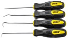 JEGS 69-pc Magnetic Screwdriver set Awls Torx Square Phillips Slotted ...