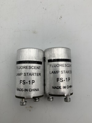 Lot Of 2 Fluorescent Lamp Starters FS-1P FL 10W-20W FCL 20W-30W | eBay