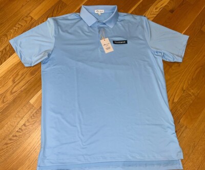 Peter Millar Summer Comfort Polo Shirt with Hegemon Logo Lt. Blue Size ...