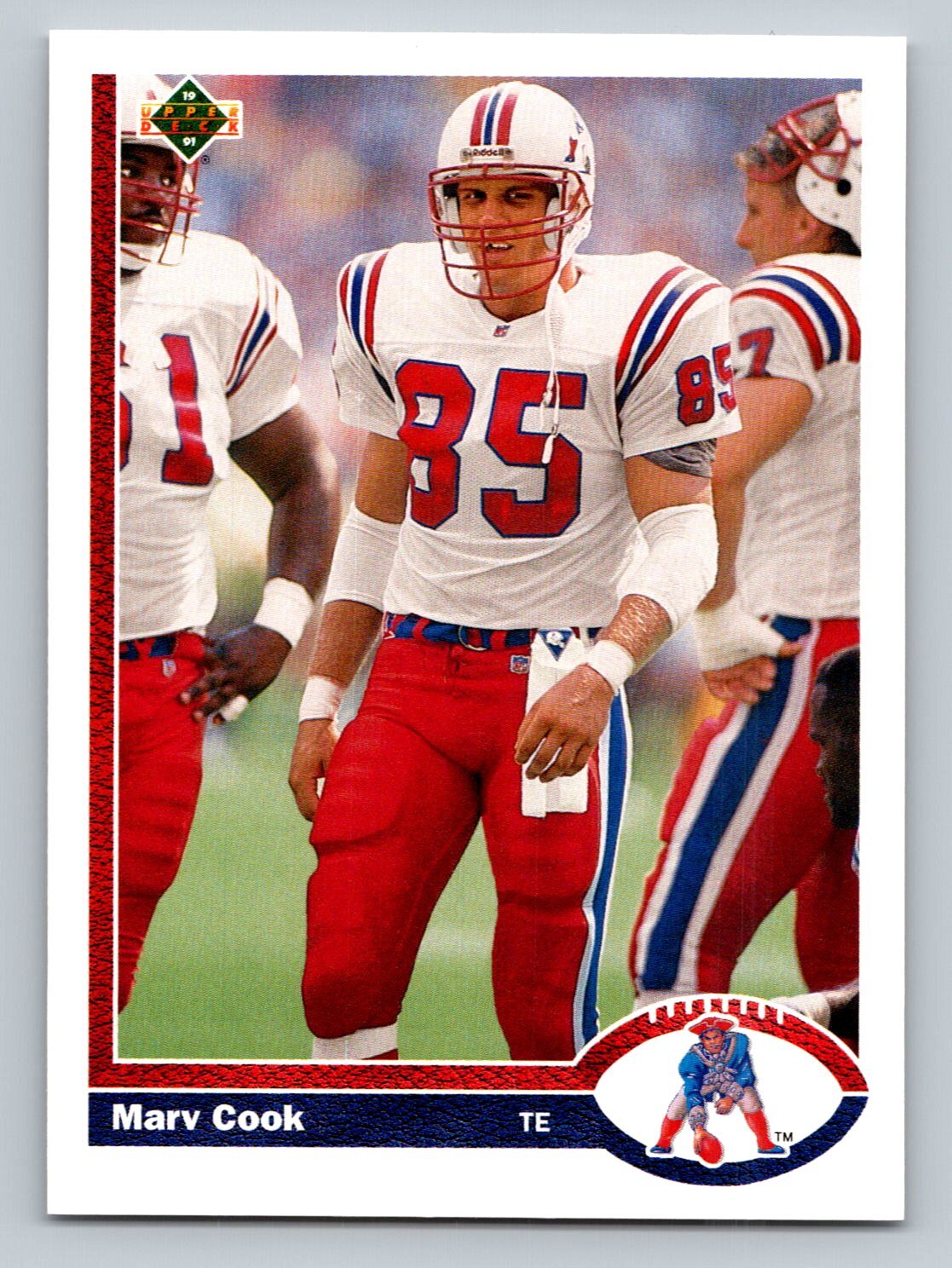 1991 Upper Deck #534 Marv Cook New England Patriots | eBay