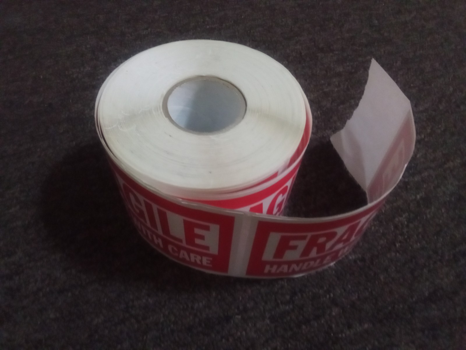 Fragile Shipping Labels - 3x5 - About 200 in a roll. Nice bright Red | eBay