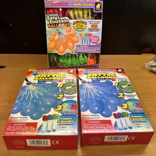 2- New! BulbHead Battle Balloons! 120 Water Balloons Maker! +BONUS 100 ...