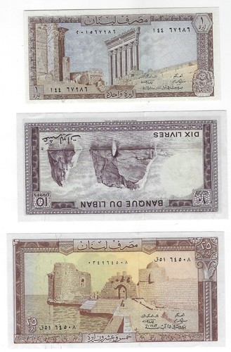 (3) Bank Of Lebanon Notes | eBay