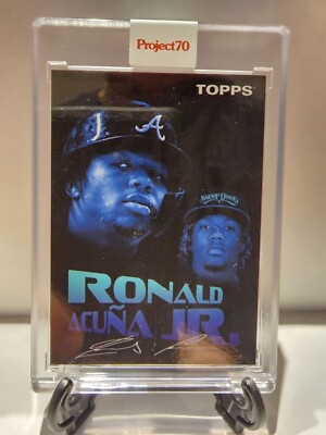 Topps Project 70 Snoop Dogg Ronald Acuna Jr. Card #4 - Atlanta Braves ...