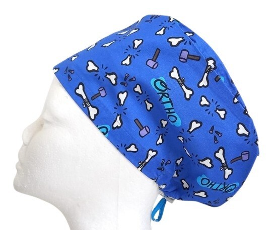 Orthopaedic Anatomy Bones Toggle Scrub Cap Doctor Theatre Nurse ...