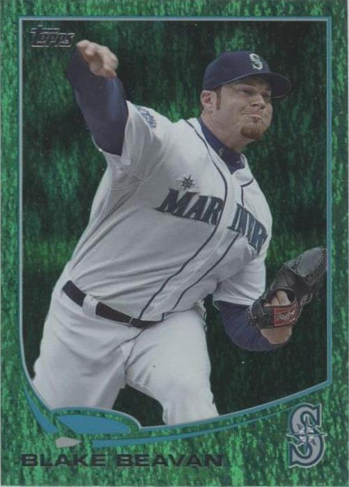 2013 Topps - Blake Beavan #431 Emerald Foil for sale online | eBay