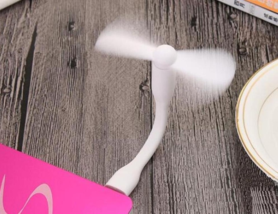 USB POWER COOLING Mini FAN Travel Laptop Keyboard Computer PC Desk ...